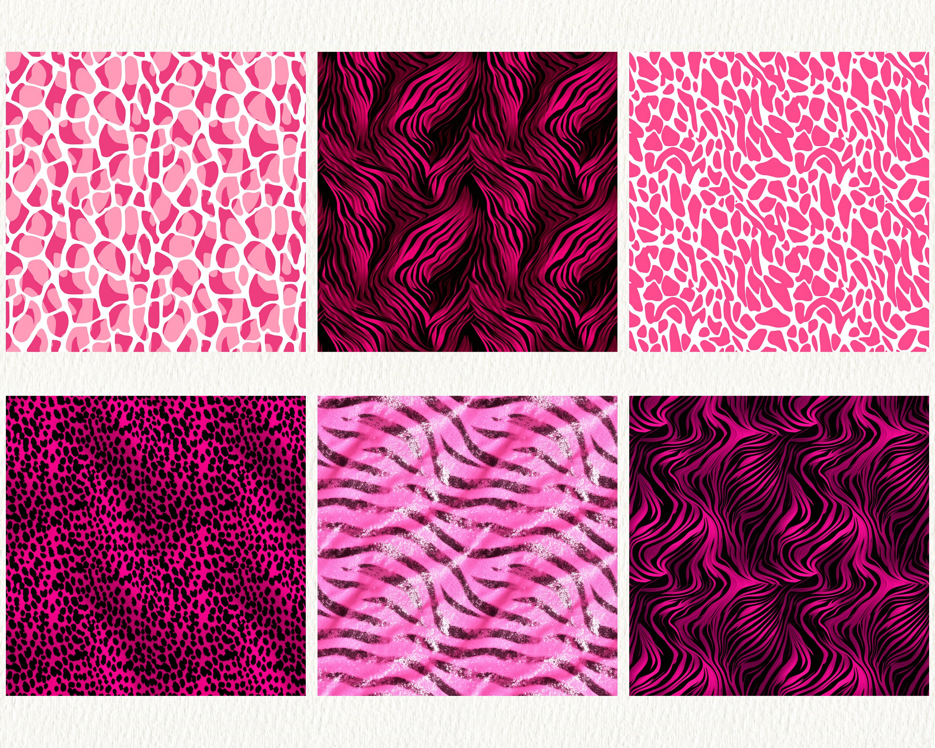 Pink Animal Skin Pattern Seamless Digital Papers Tile Patterns ...