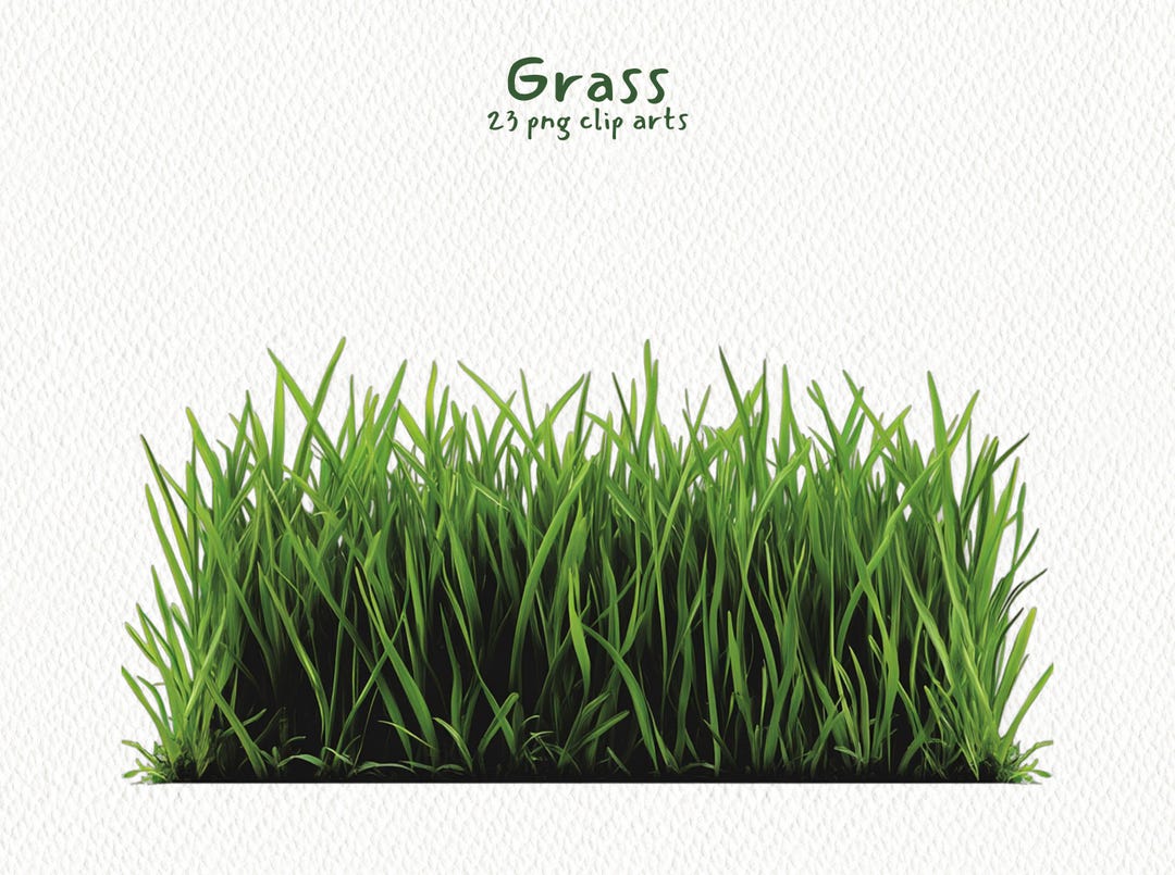 Grass Printable Clipart, Png Format, Transparent Background, Instant ...