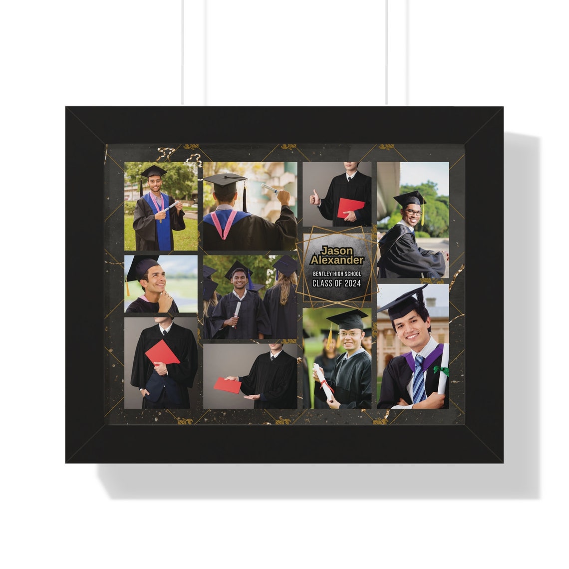 Personalized Graduation Photo Collage Poster Graduation Gift Graduation ...