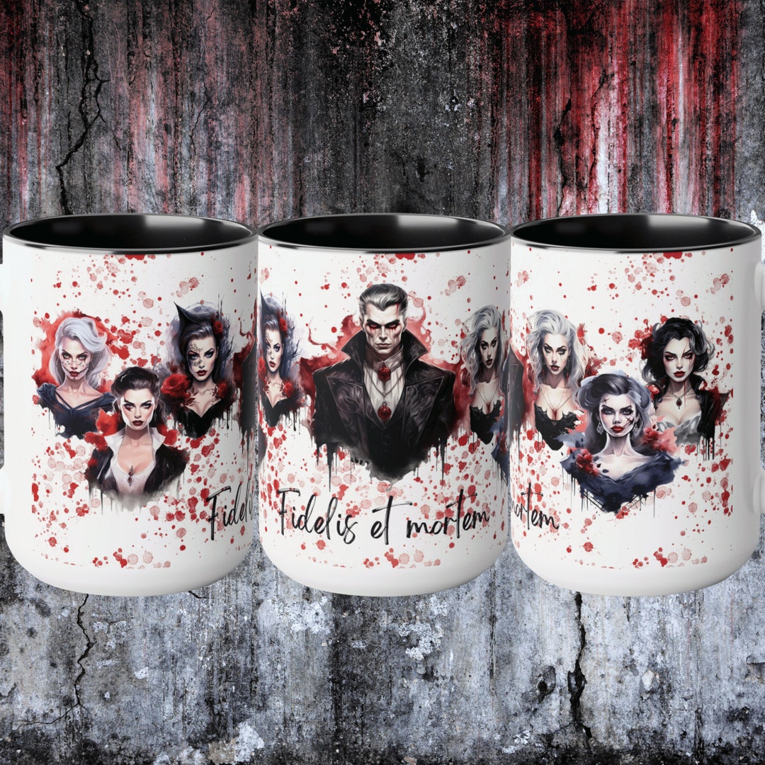 Vampire Mug Monsters Mug Horror Lovers Gifts Gothic Coffee Mug, Spooky ...