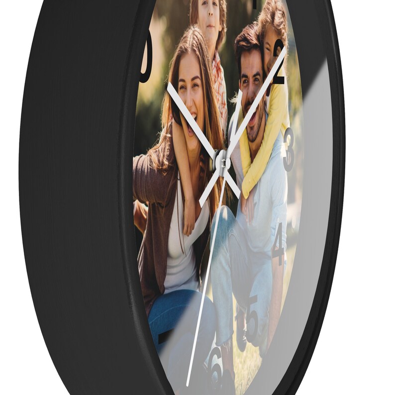 Personalized Wall Clock Family Photo Clock Custom Wall Clock ...