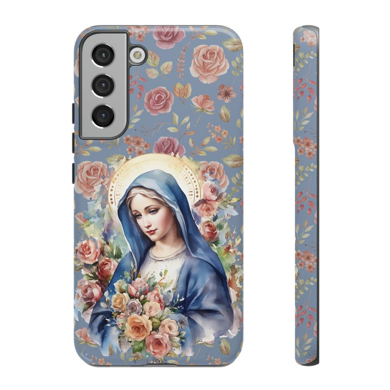 Blessed Virgin Mary Samsung Galaxy Case Catholic Phone Case Blessed ...