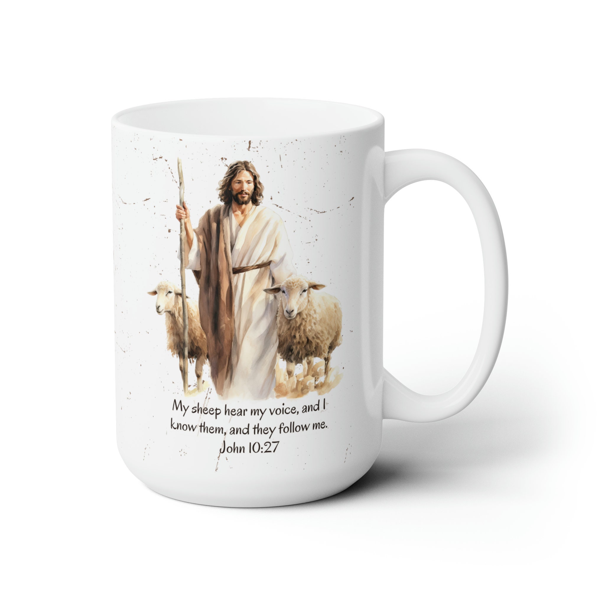 Jesus Christ Mug Bible Verse Mug Christian Bible Verse Sheep Mugs for ...