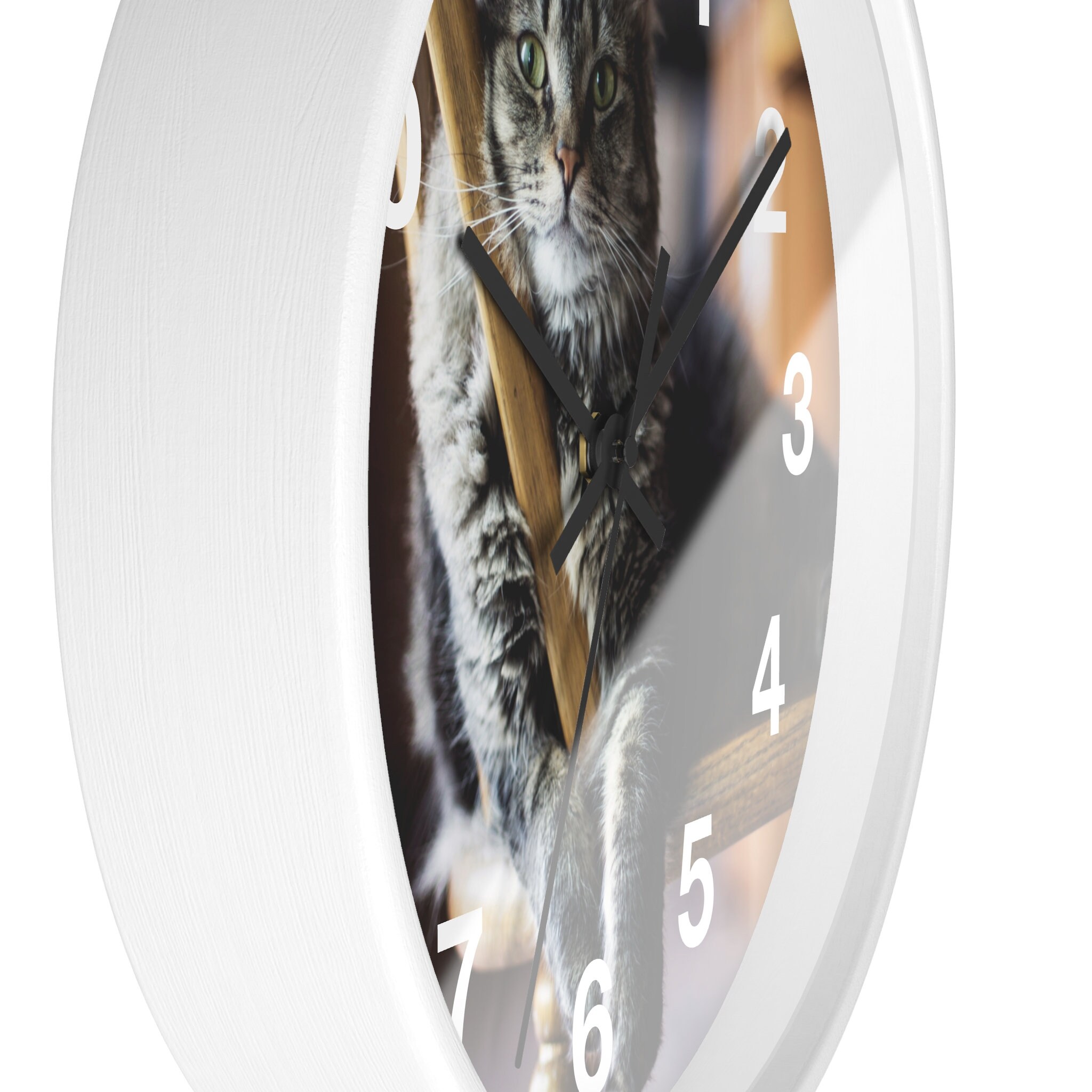 Personalized Pet Wall Clock Pet Photo Clock Custom Wall Clock ...