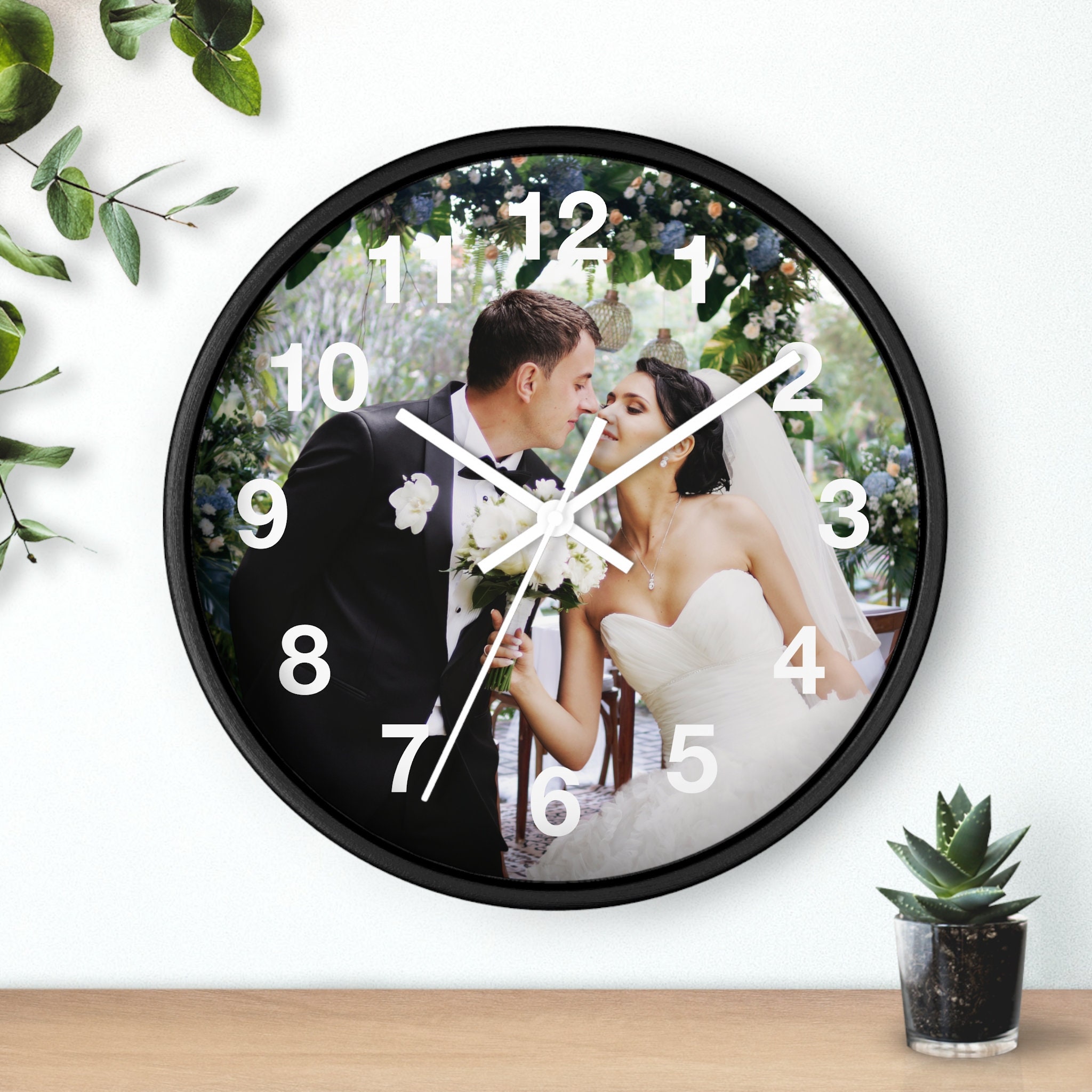 Personalized Wall Clock Wedding Gift Clock Custom Wall Clock Gifts for ...