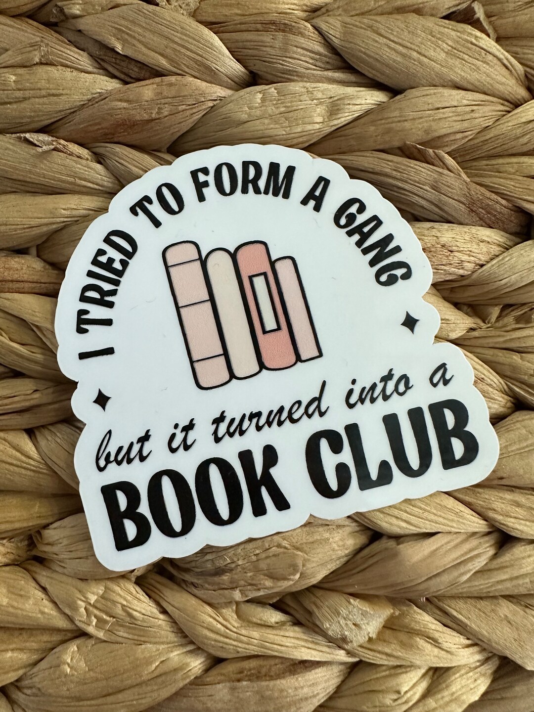 Book Club Gang Bookish Era Reading Sticker Anxiety Mental Health Vinyl ...