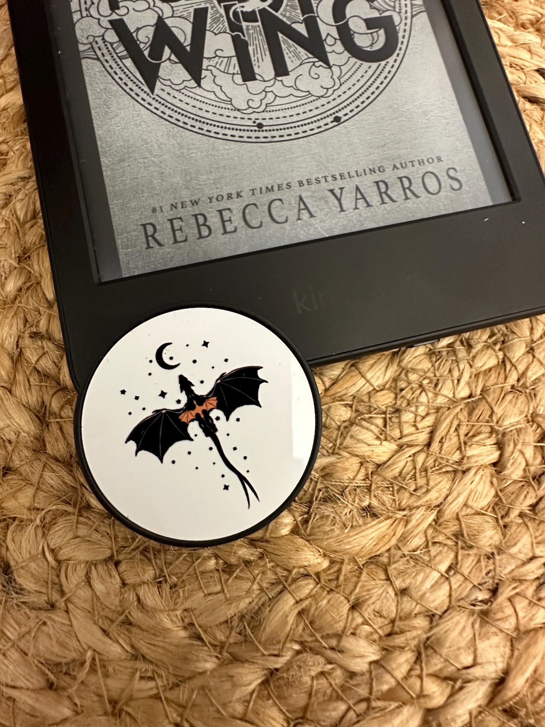 Dragons Tairn Andarna Fourth Wing Kindle Phone Grip Holder Loop ...