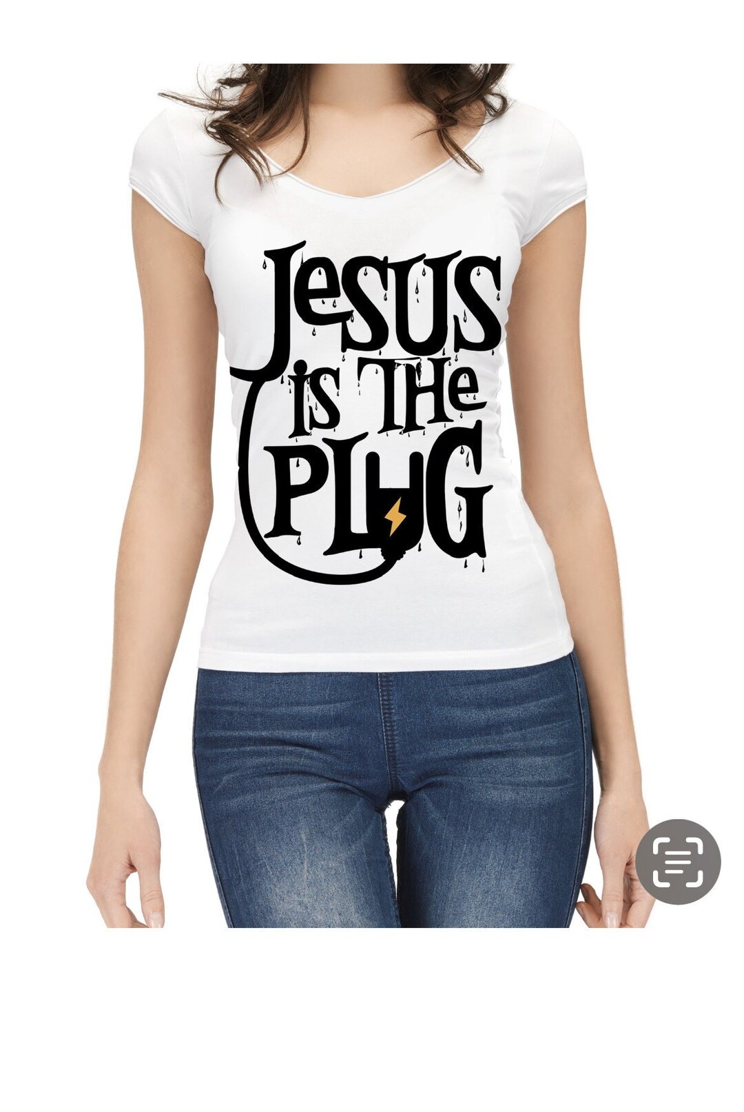 Jesus is the Plug T-shirt - Etsy