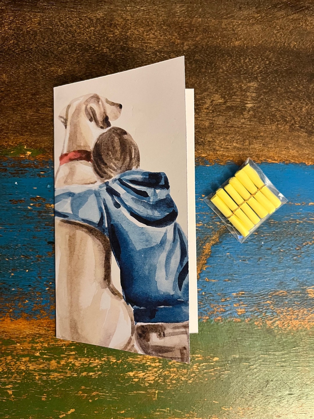 Dog Love scratch-off Ticket Challenge / Folding Card / A6 - Etsy