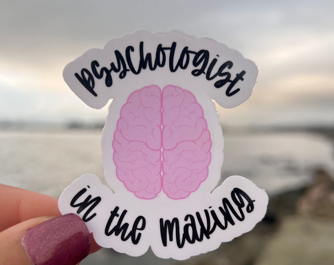 Psychology Printed STICKERS Set, Psychology Student Stickers, Bullet ...