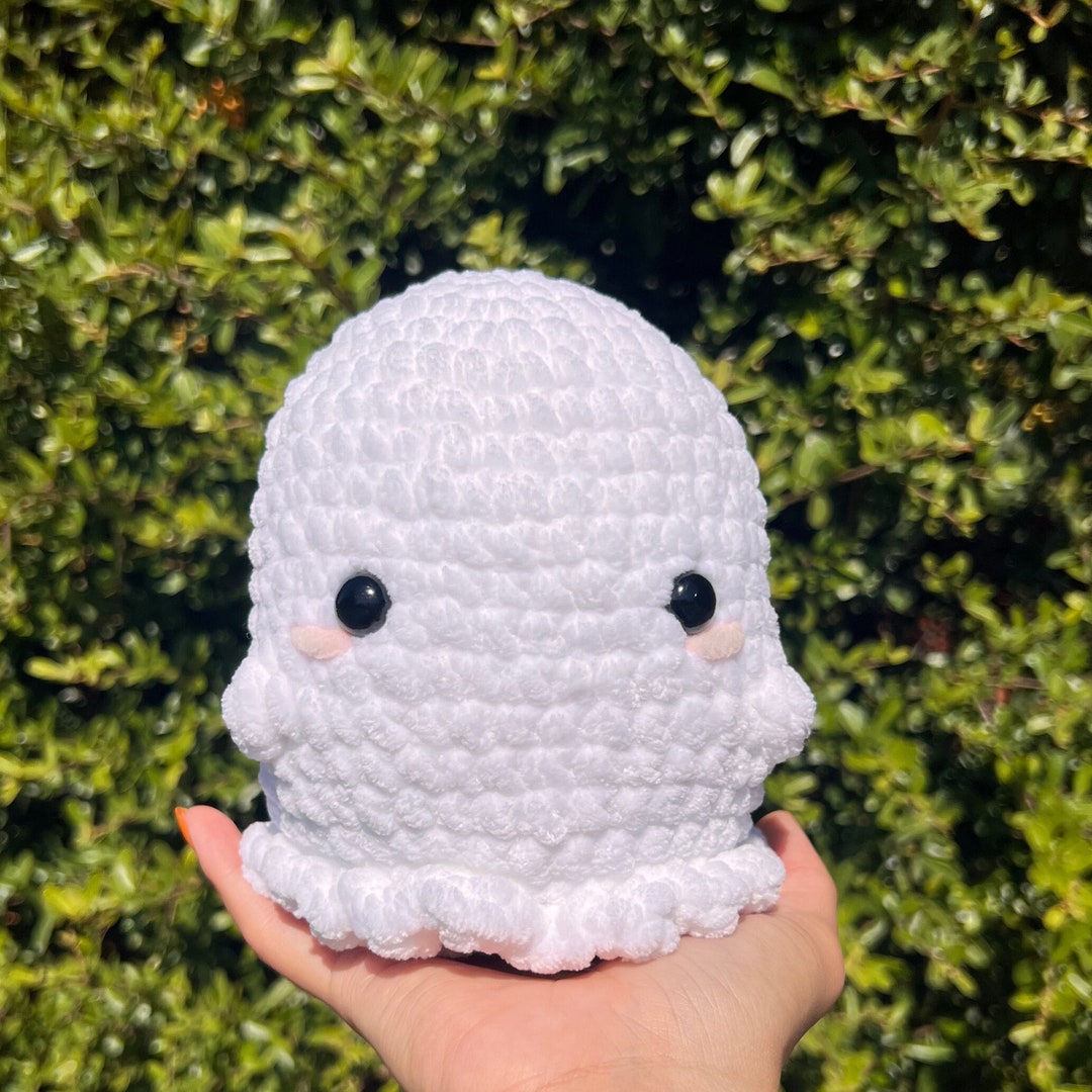 Jumbo Ghost Plushie Handmade Amigurumi - Etsy