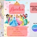 Editable Princess Birthday Invitation Girl Princess Birthday Party ...