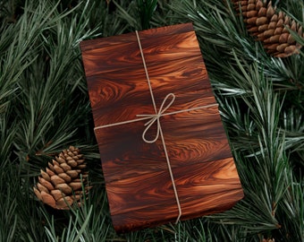 Wood Gift Wrap, Eco Design Wrapping Paper - Etsy