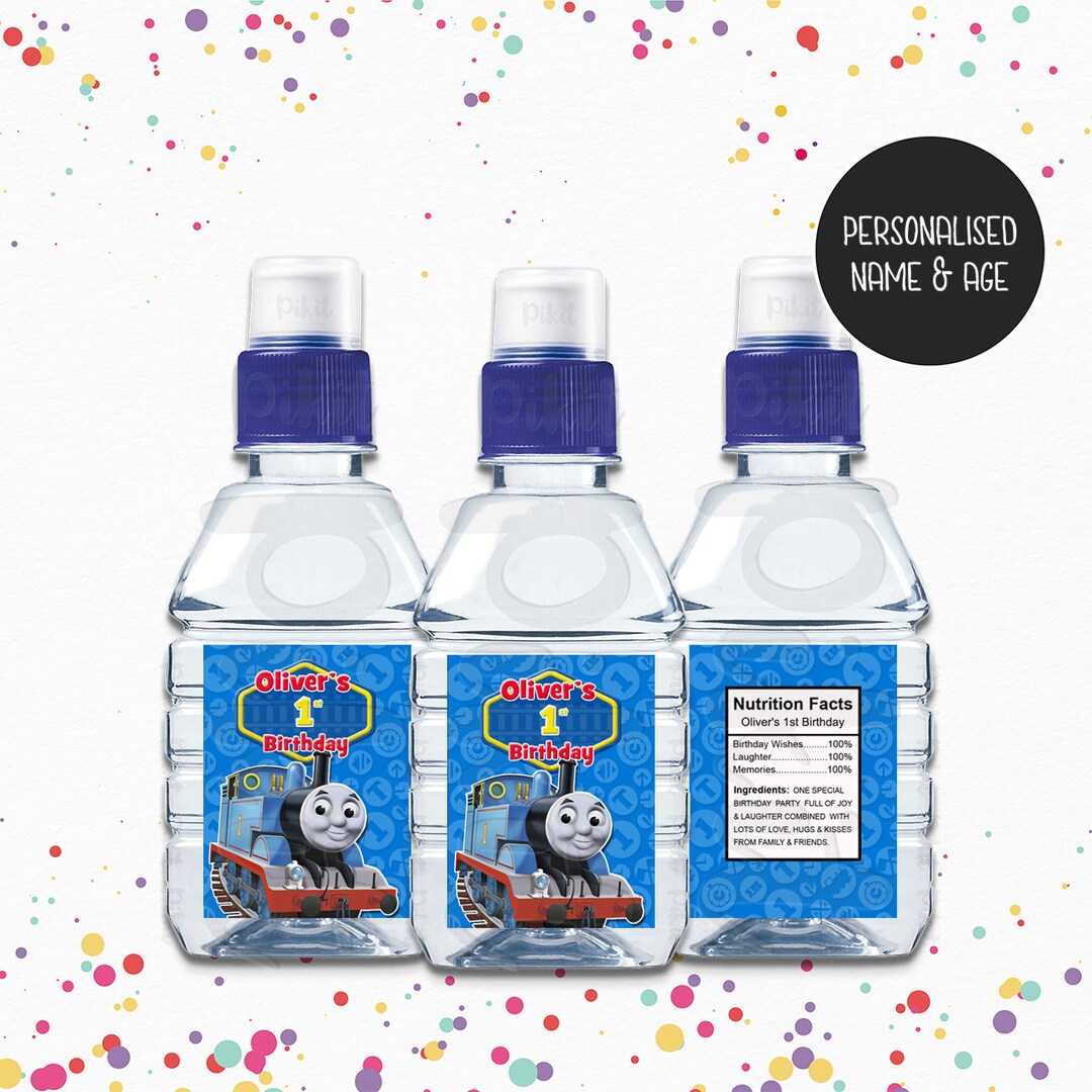 THOMAS the TANK ENGINE Personalised Pop Top Labels - Etsy Australia