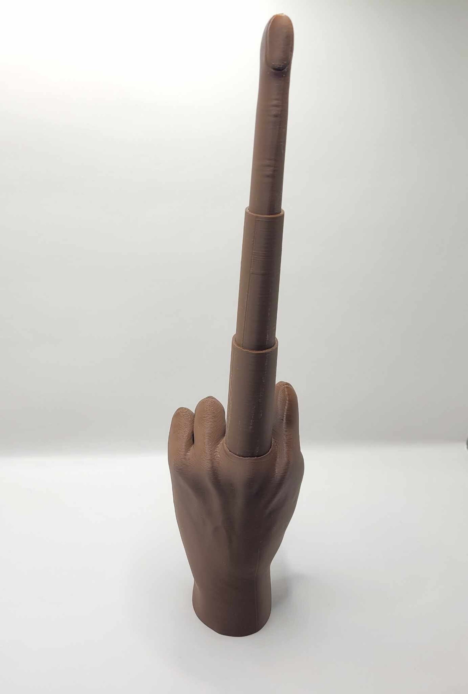 3D Printed Collapsing Middle Finger: Telescopic Rude Gag Gift - Etsy