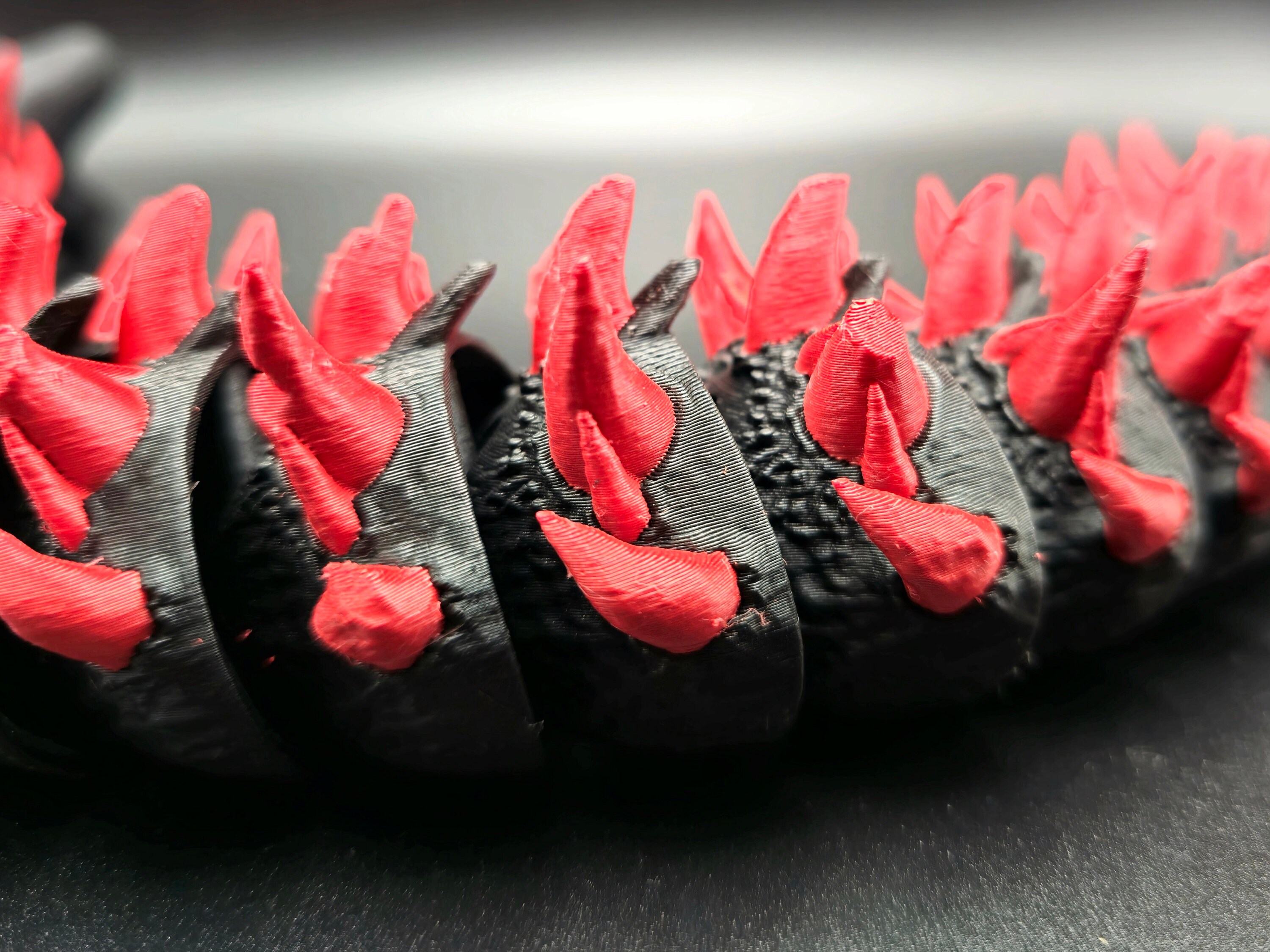 Articulated 3D Printed Deathworm / Dune Sandworm / Sandworm / Dnd Prop ...