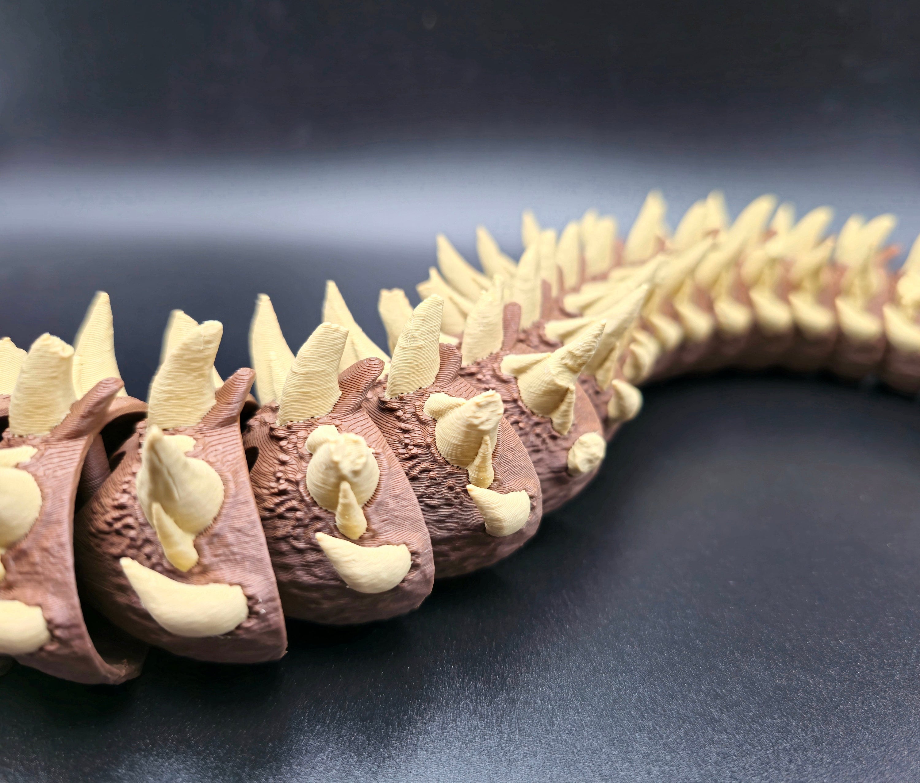 Articulated 3D Printed Deathworm / Dune Sandworm / Sandworm / Dnd Prop ...