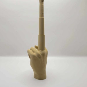 3D Printed Collapsing Middle Finger: Telescopic Rude Gag Gift - Etsy