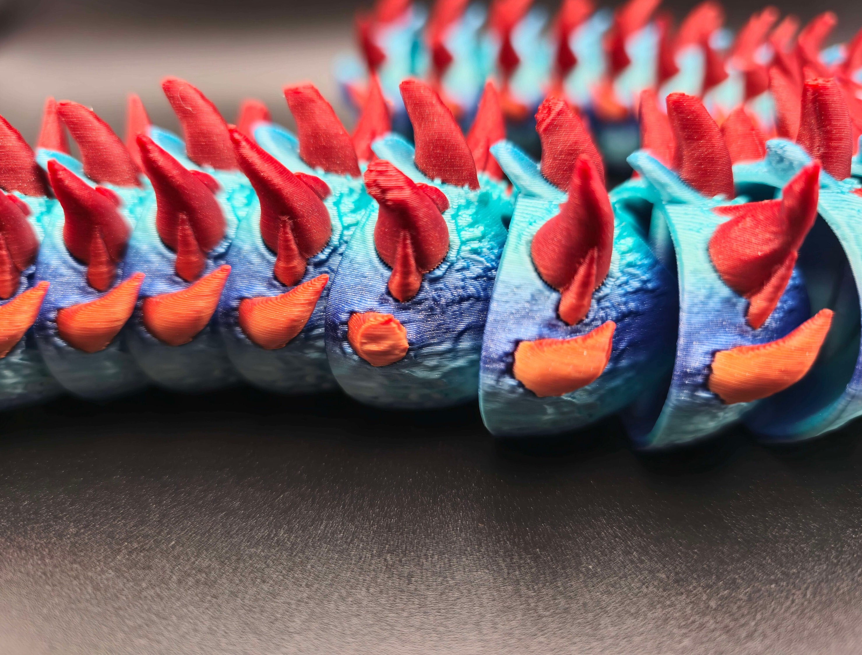 Articulated 3D Printed Deathworm / Dune Sandworm / Sandworm / Dnd Prop ...