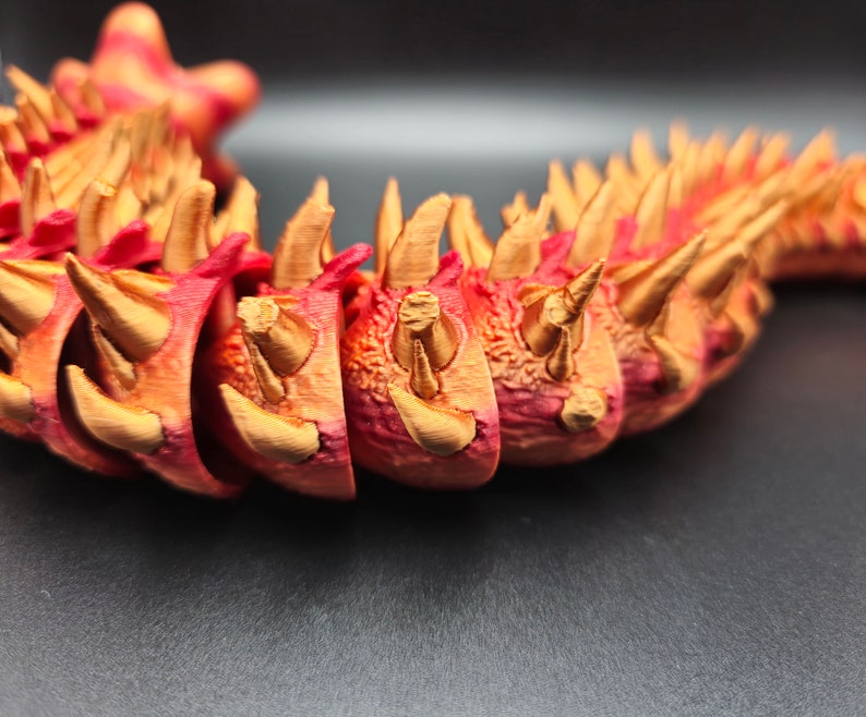 Articulated 3D Printed Deathworm / Dune Sandworm / Sandworm / Dnd Prop ...