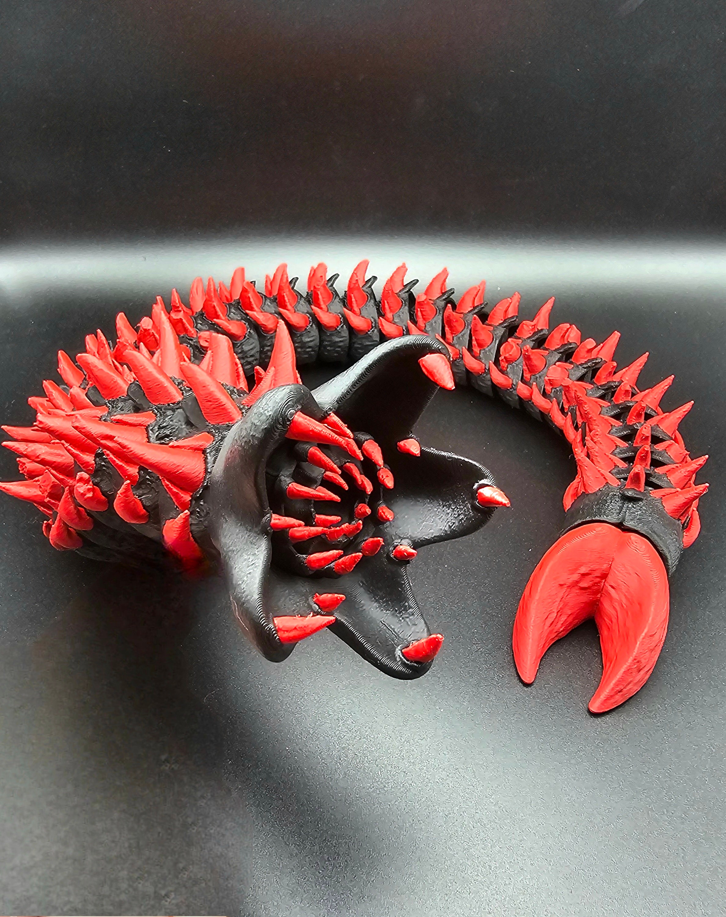 Articulated 3D Printed Deathworm / Dune Sandworm / Sandworm / Dnd Prop ...