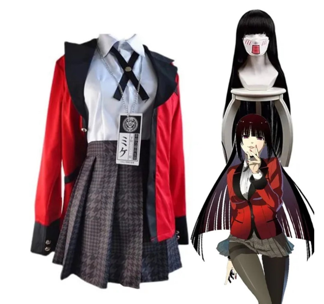 Kakegurui Jabami Yumeko Cosplay Costume Halloween Sayaka - Etsy