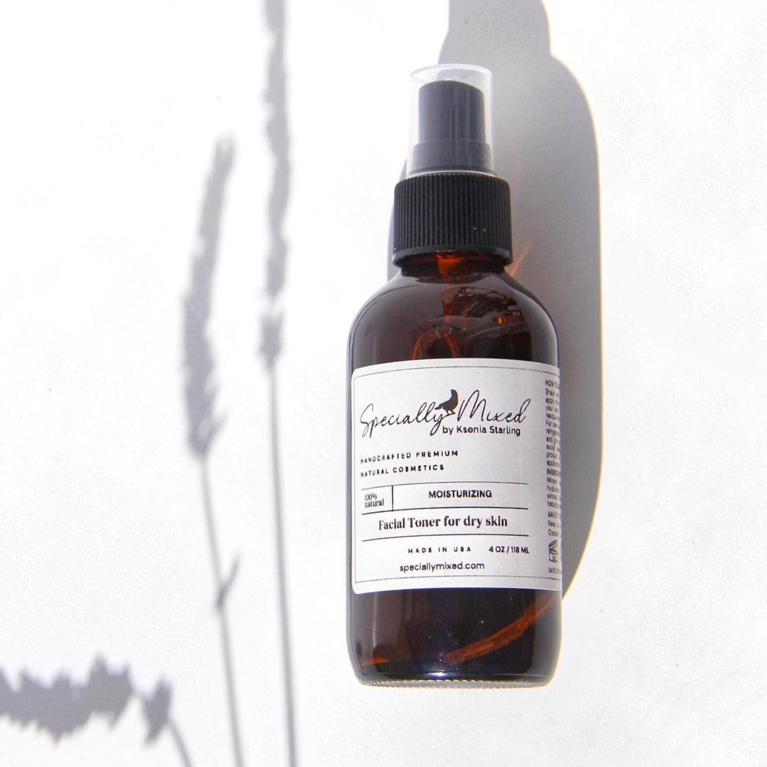 Moisturizing Natural Organic Facial Toner for Dry Skin With D-panthenol ...