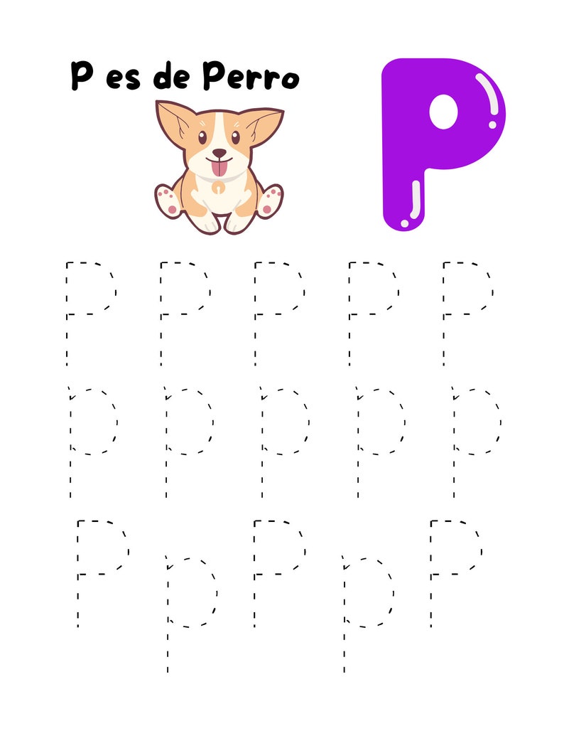 Abecedario Aprendiendo a Escribir, Abecedario En Espanol 26 Letras - Etsy