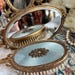 Antique Apollo Studios Art Deco Inlaid Medallion Hand Mirror &brush ...