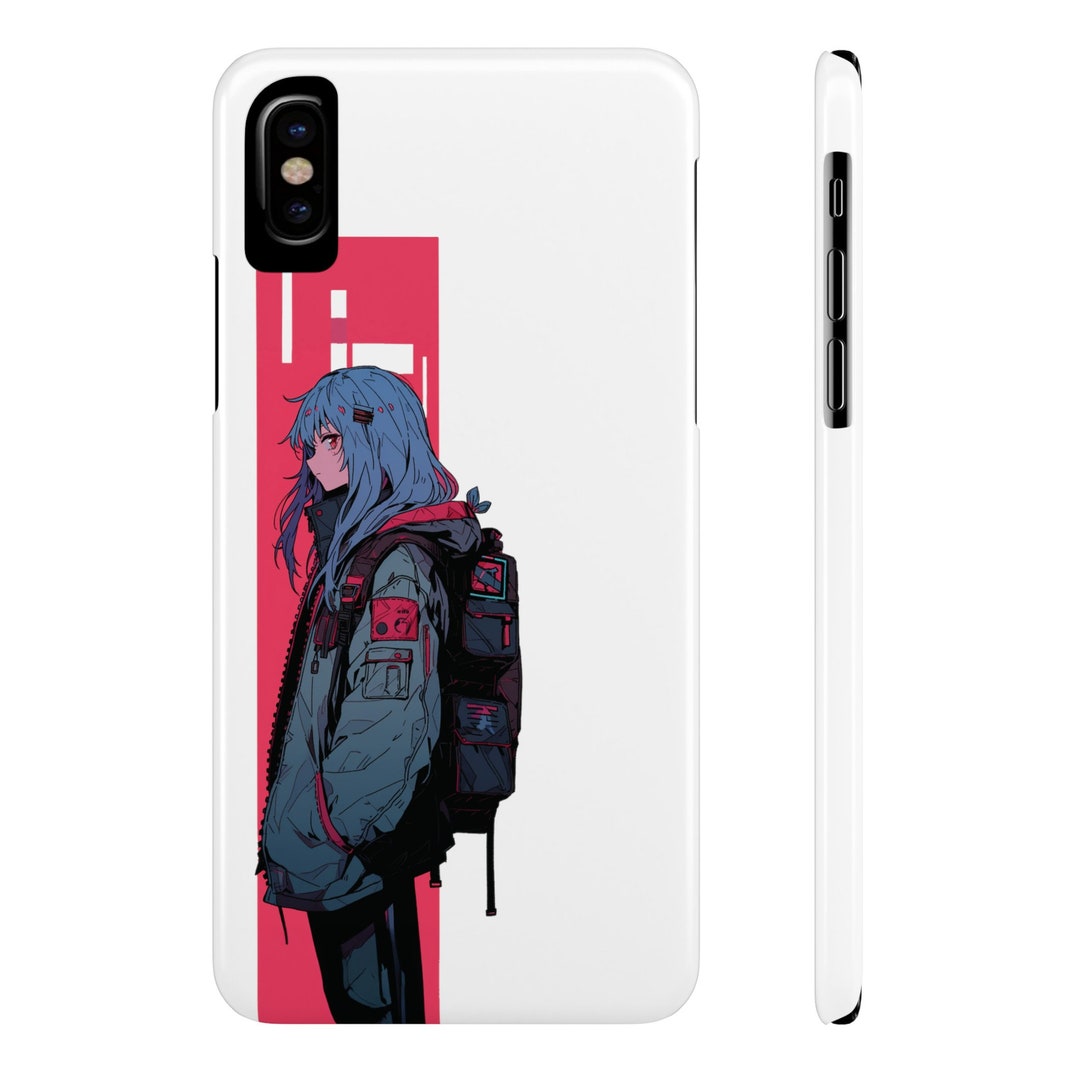 ASUKA Japanese Anime Girl Cyberpunk 2077 Aesthetic Clear Phone Case ...