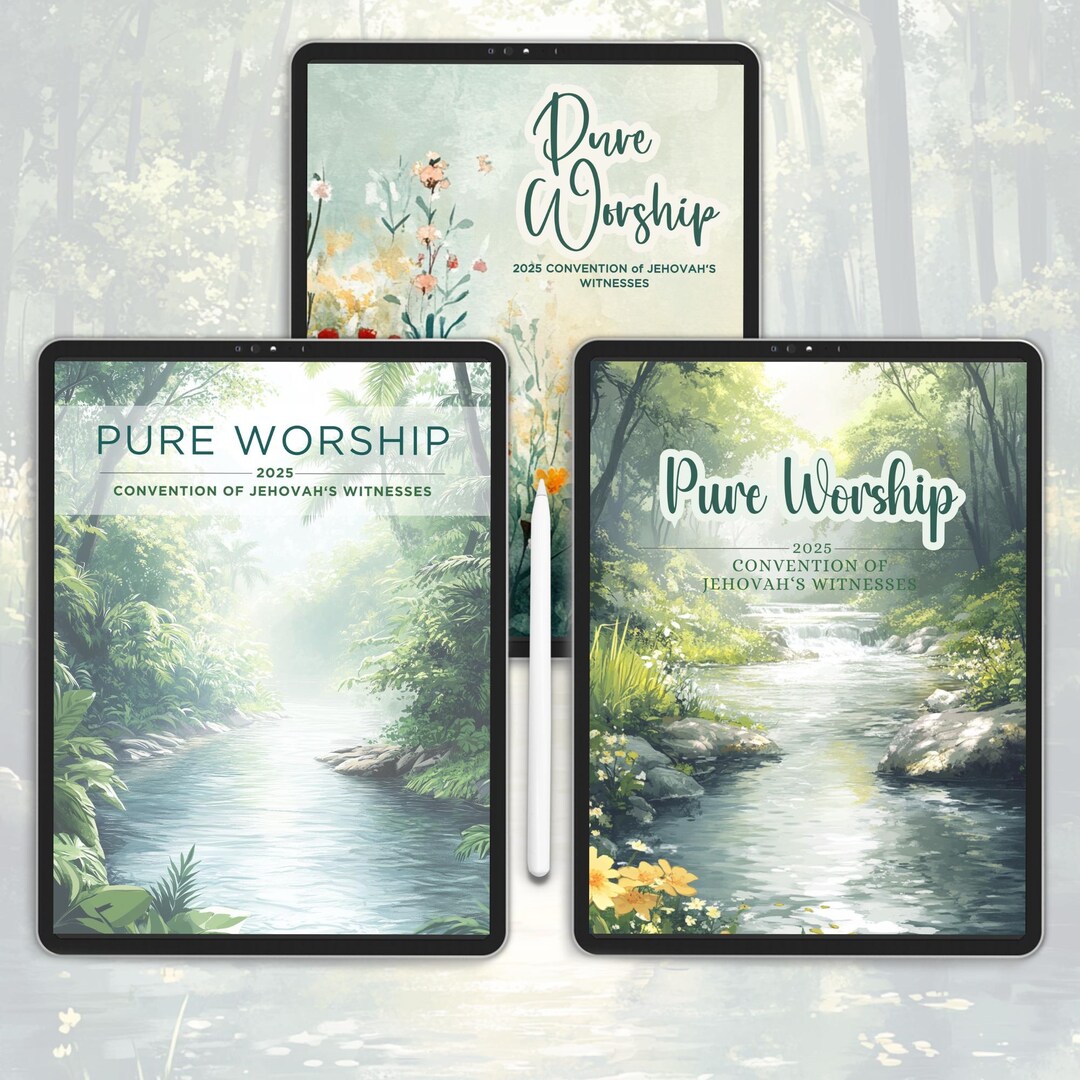 JW Convention Notebook Digital Pure Worship JW 2025 Regional Convention ...