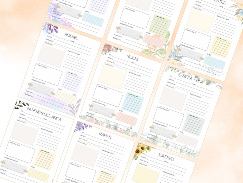 JW Women of Faith Bible Research Printable, Faithful Women Activity ...