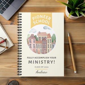 JW Personalised Pioneer School Spiral Notebook for Jehovah's Witnesses ...