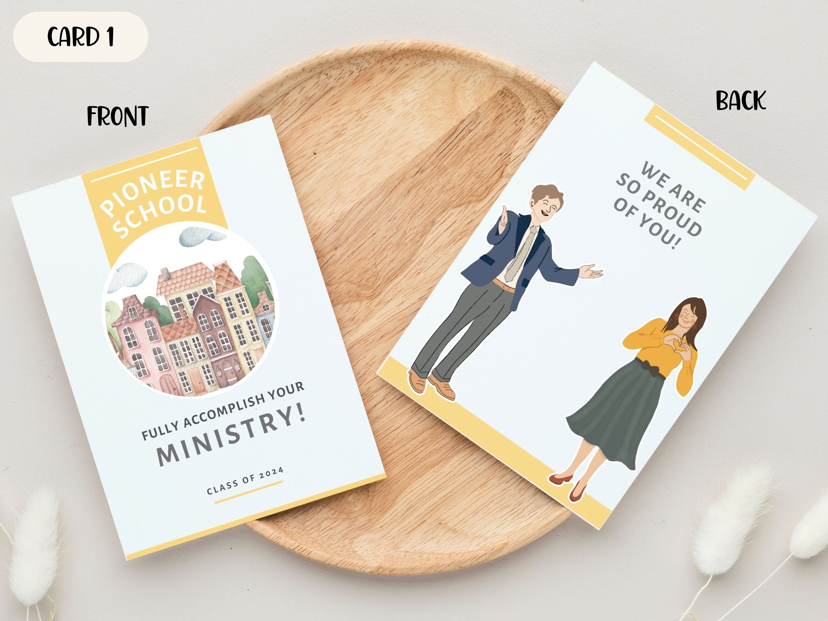 Tarjeta escolar JW Pioneer Tarjeta de sobre imprimible Regalo pionero ...