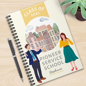 JW Personalised Pioneer School Spiral Notebook for Jehovah's Witnesses ...