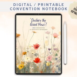 JW Convention Notebook Digital Declare the Good News Printable 2024 ...