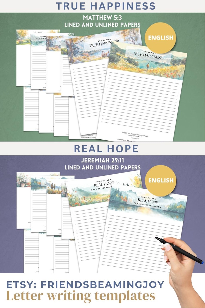 What is God's Kingdom JW Letter Writing Bundle JW Writing Papers for ...