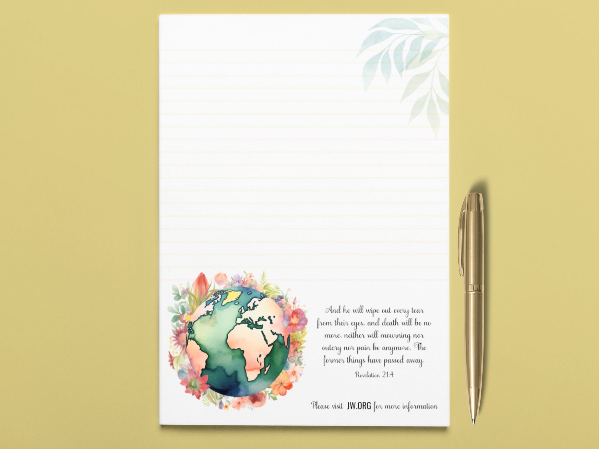 Matthew 6:10 Revelation 21 4 JW Letter Writing Bundle What is - Etsy