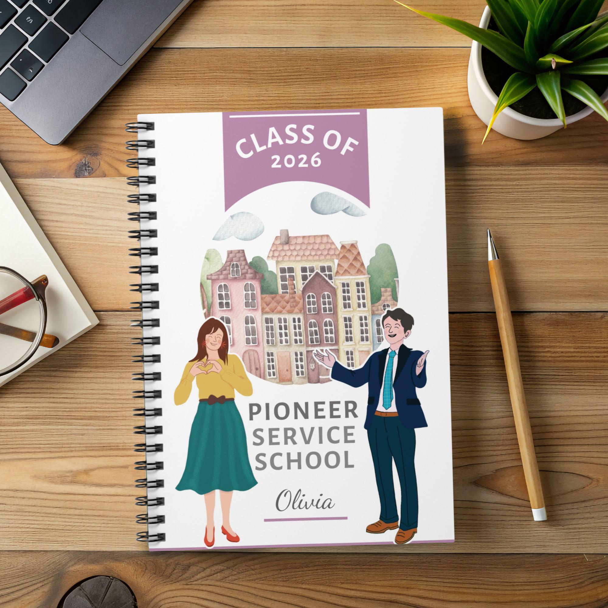 JW Personalised Pioneer School Spiral Notebook for Jehovah's Witnesses ...