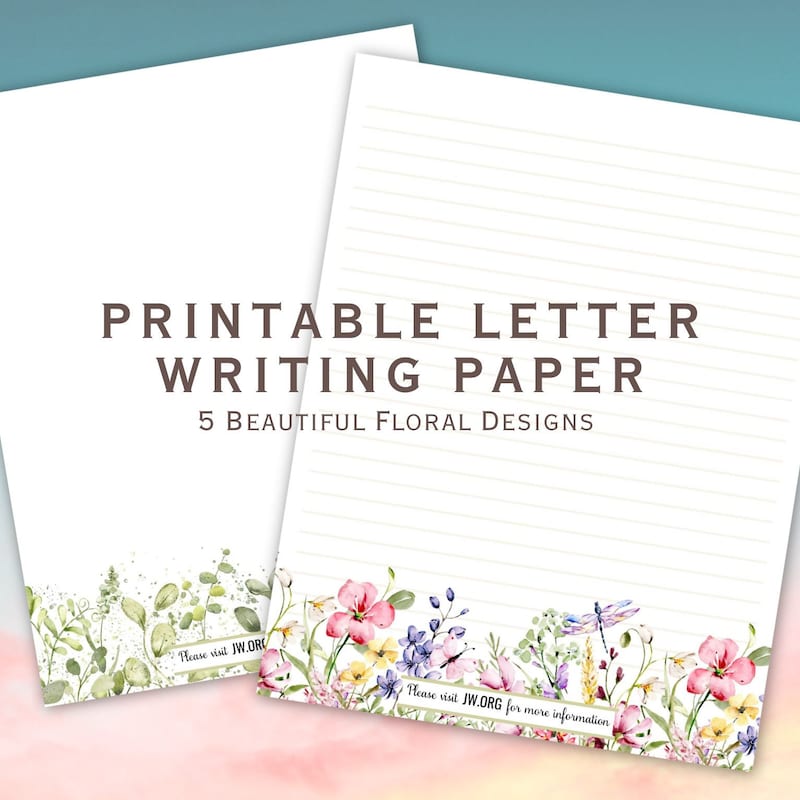 Letter Writing for Jw.org - Etsy