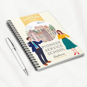 JW Personalised Pioneer School Spiral Notebook for Jehovah's Witnesses ...