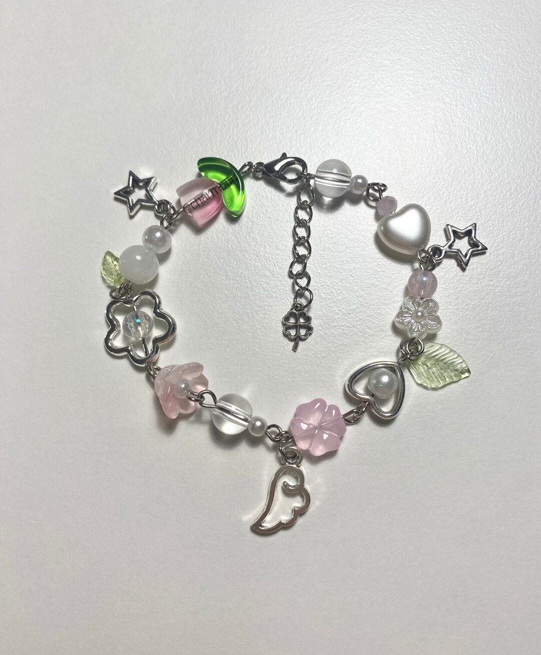 Cluster Flower Bracelet | Fairycore Jewelry | Beaded Pearl Accessories ...