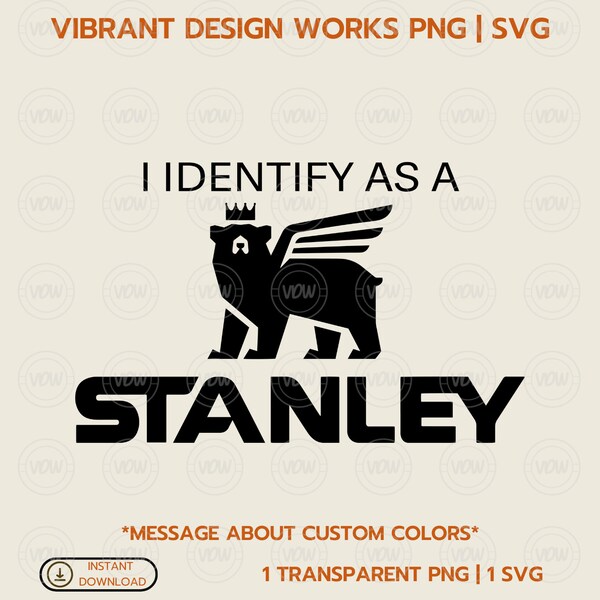I Identify as a Stanley Svg - Etsy