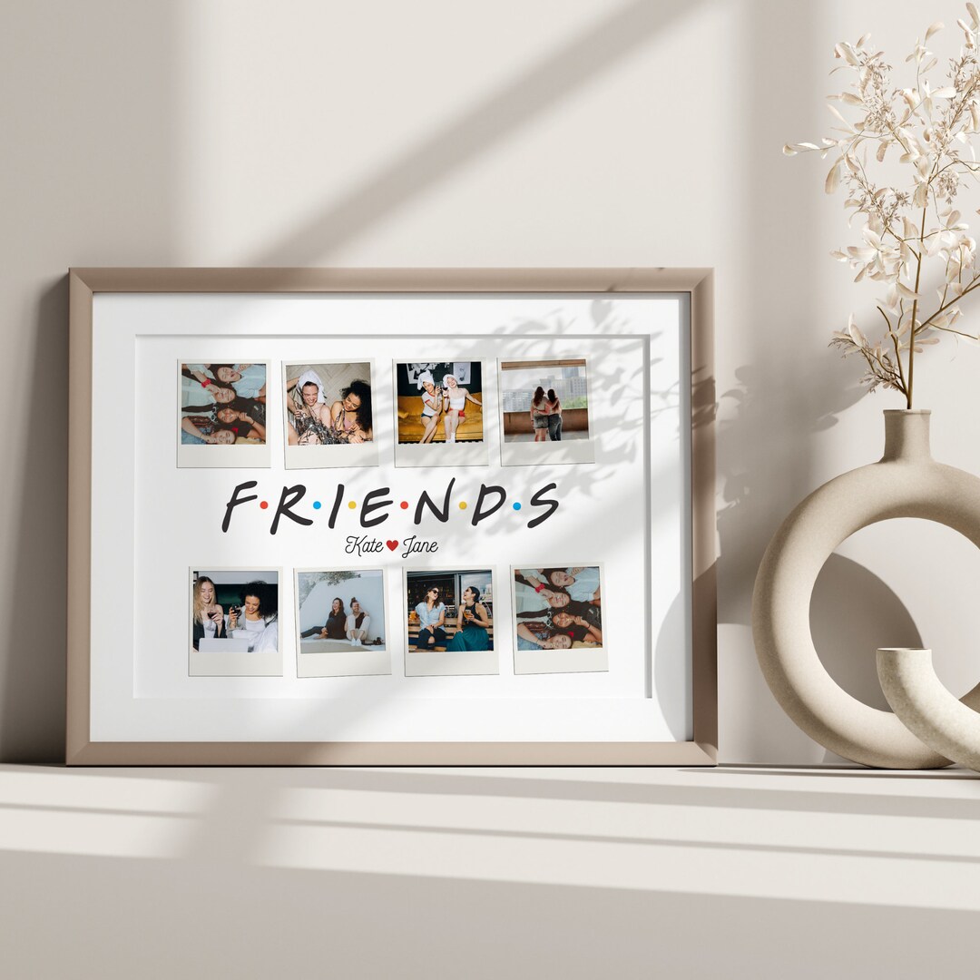Besties Photo Collage Canva Template Bff Photo Gift Bff Collage Bestie ...