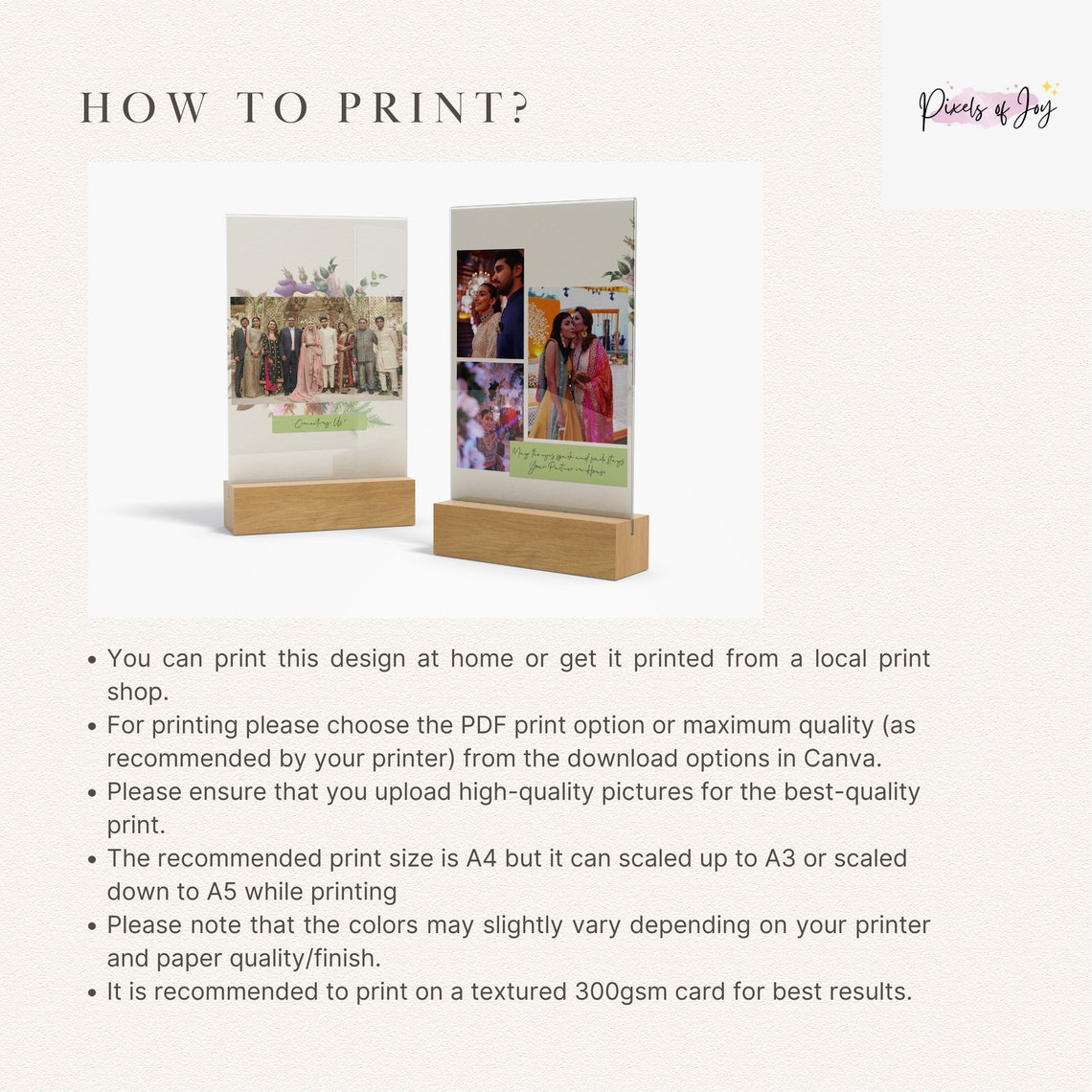 Best Friend Photo Collage Canva Template Bff Photo Gift Bff Collage ...