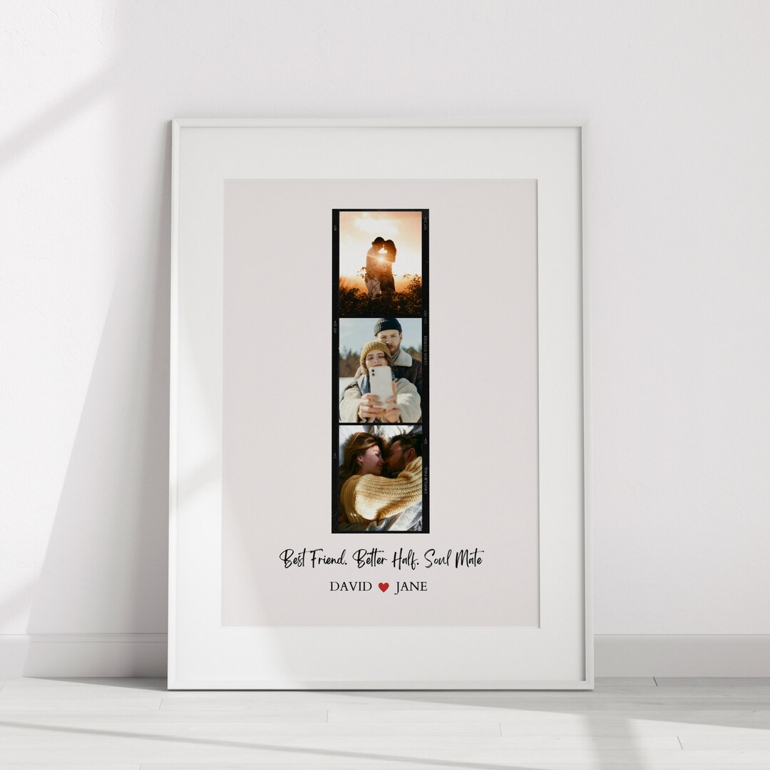 Couple Photo Collage Canva Template Digital Photo Gift Couple Collage ...