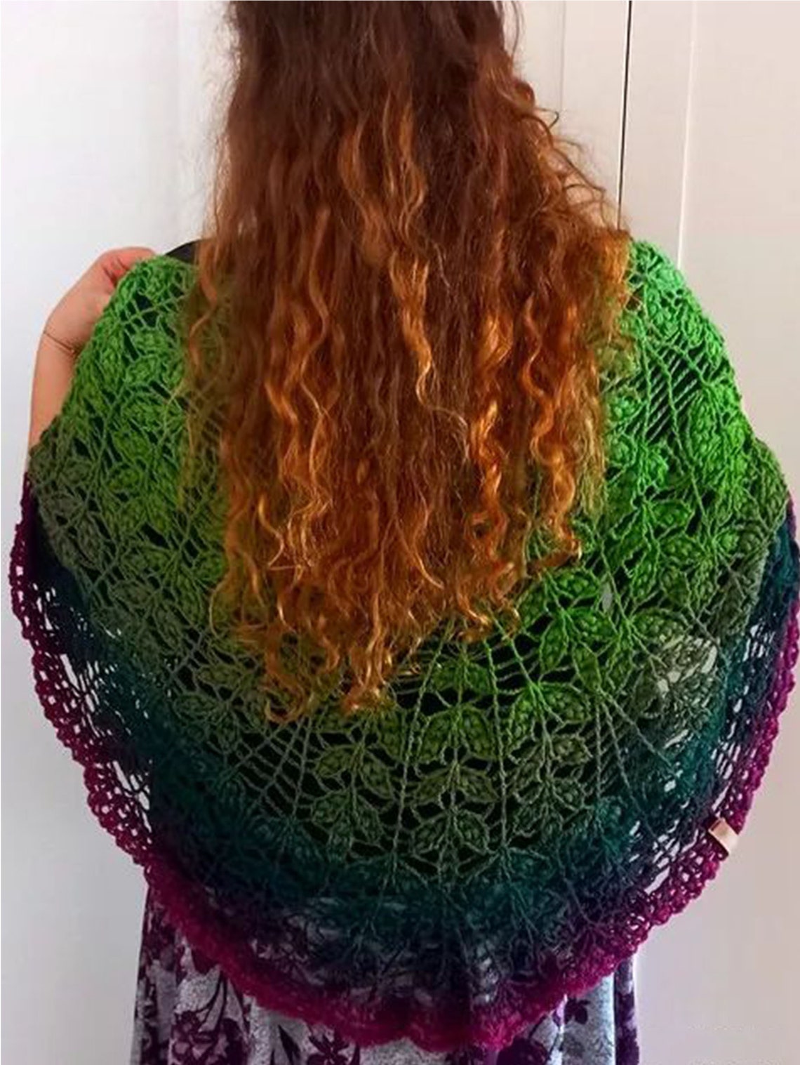Crochet Shawl Pattern, Shawl Tutorial ,DIY Shawl Digital Download PDF ...