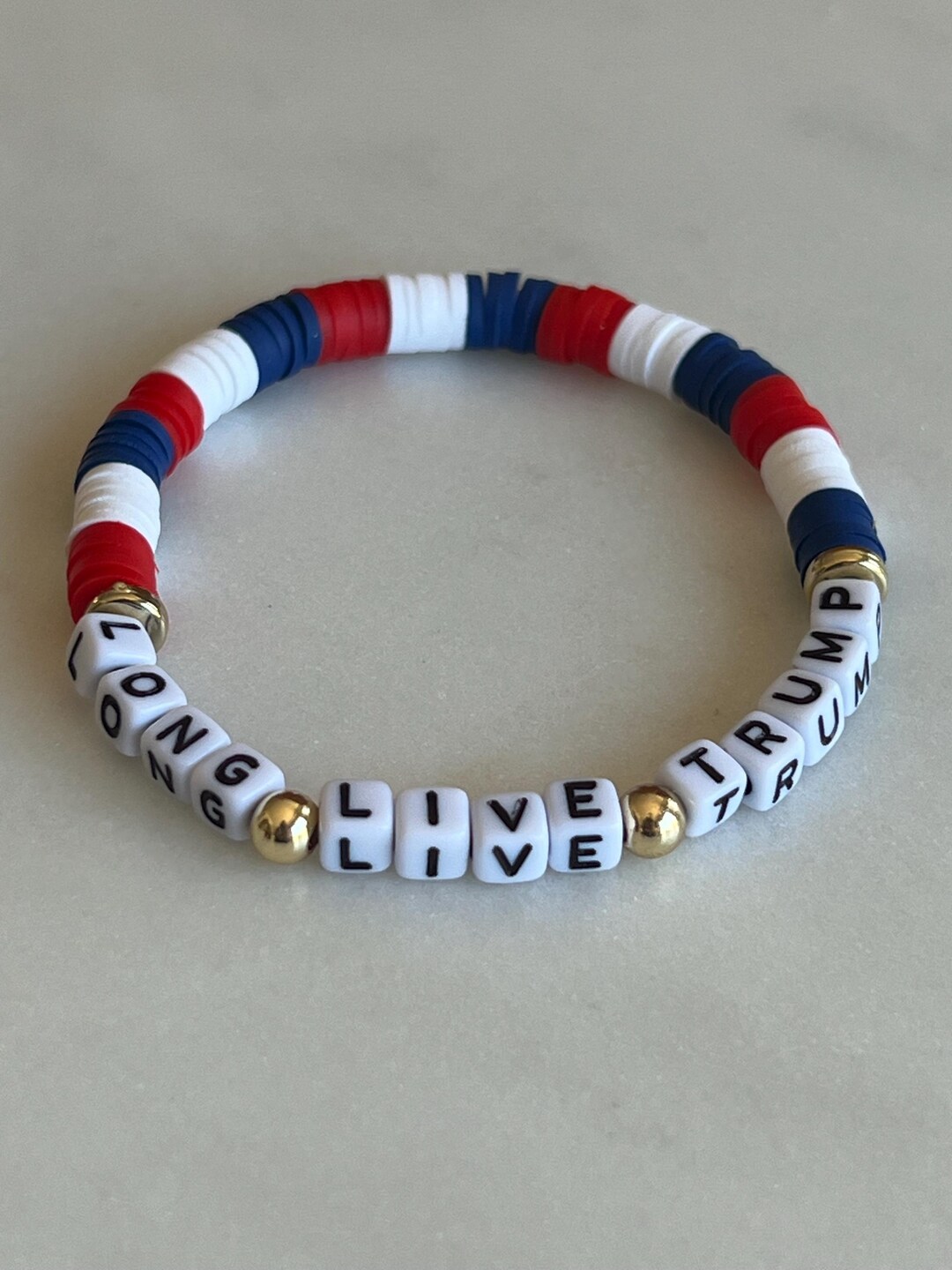 Long Live Trump 2024 Beaded Bracelets Trump Vance Maga - Etsy