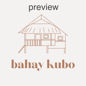 Bahay Kubo Digital Art Printable Art Poster - Etsy