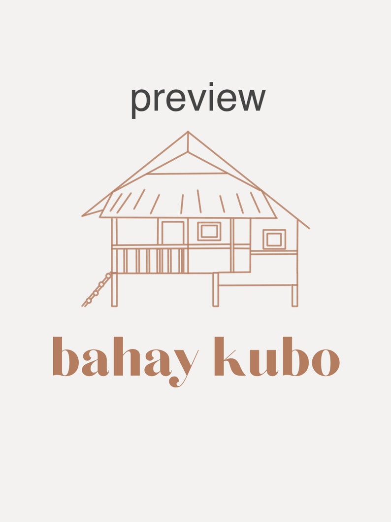 Bahay Kubo Digital Art Printable Art Poster - Etsy